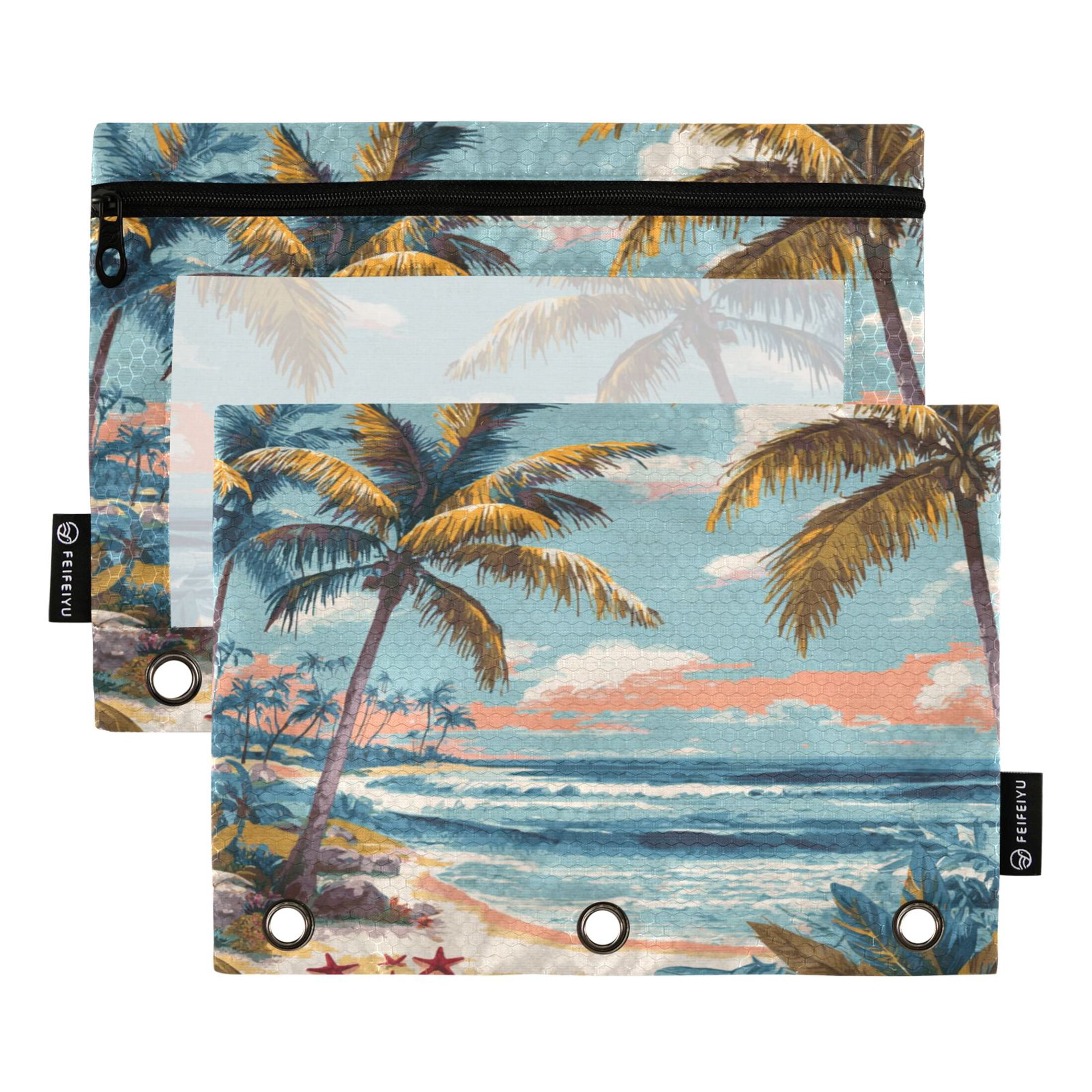 2 Pack Expandable File Folder with Clear PVC Front Page Folder with ...
