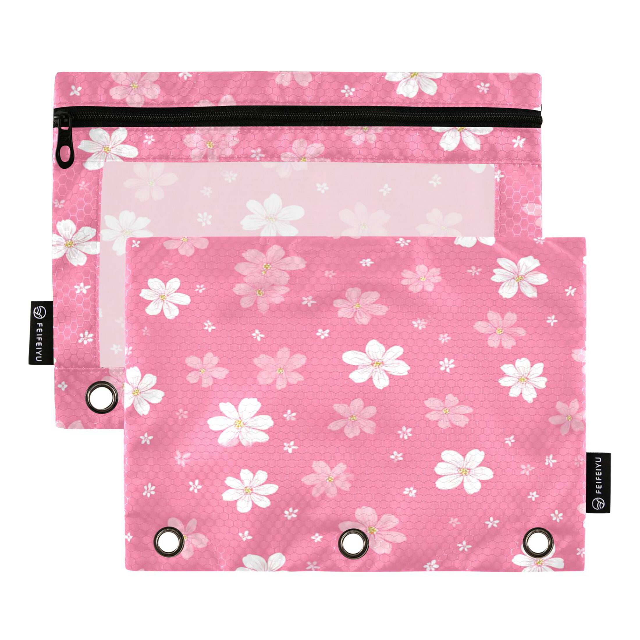 2 Pack Expandable File Folder with Clear PVC Front Page Folder with ...