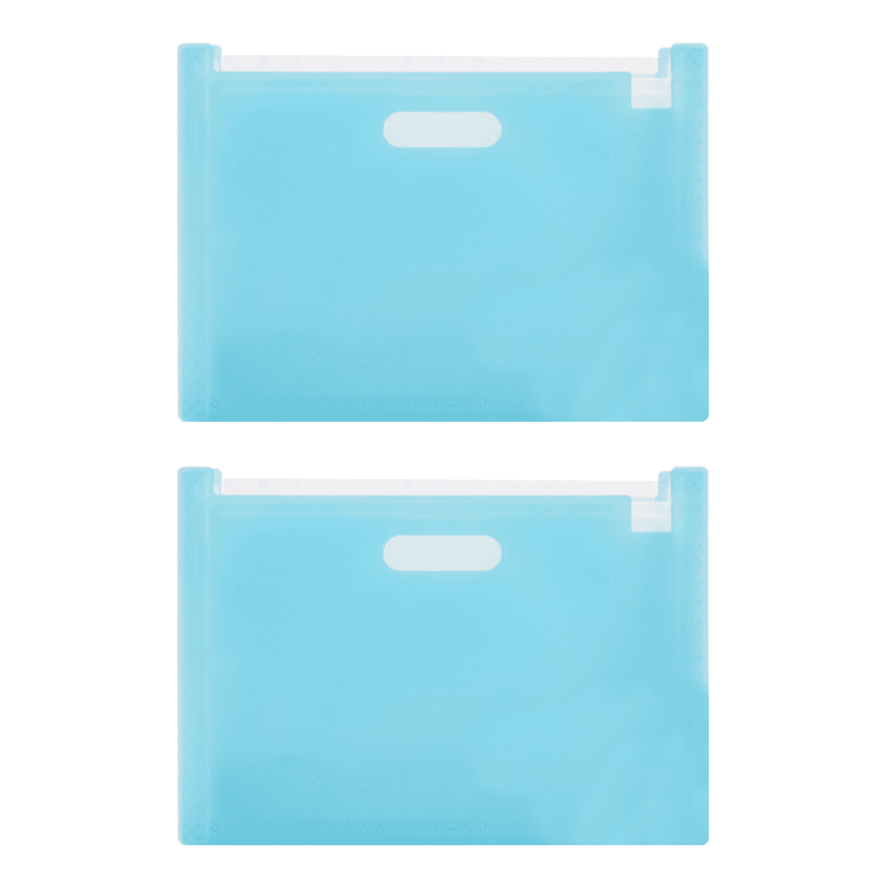 2 Pack Expanding File Folder, 13 Pockets with Sticky Labels, Expandable ...