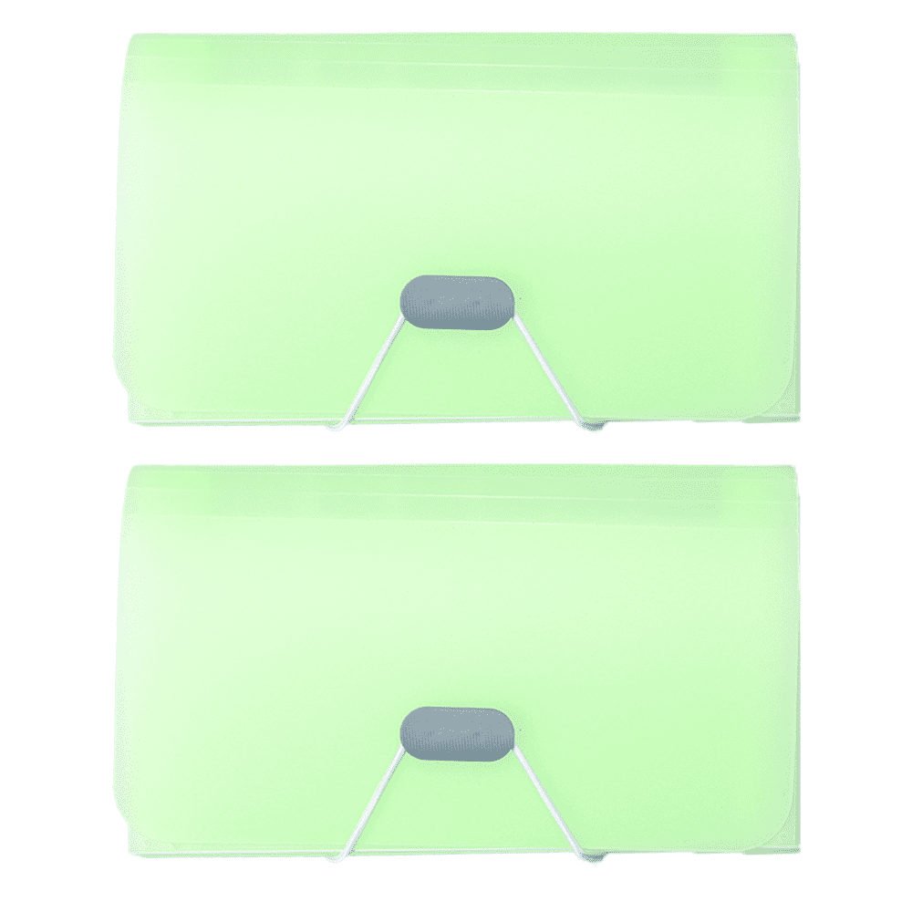 2 Pack Expanding File Folder Letter Size Accordion File Organizer ...