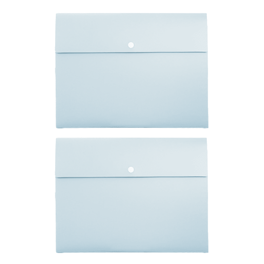 2 Pack Expanding File Folders Pockets File Folder Paper Plastic ...