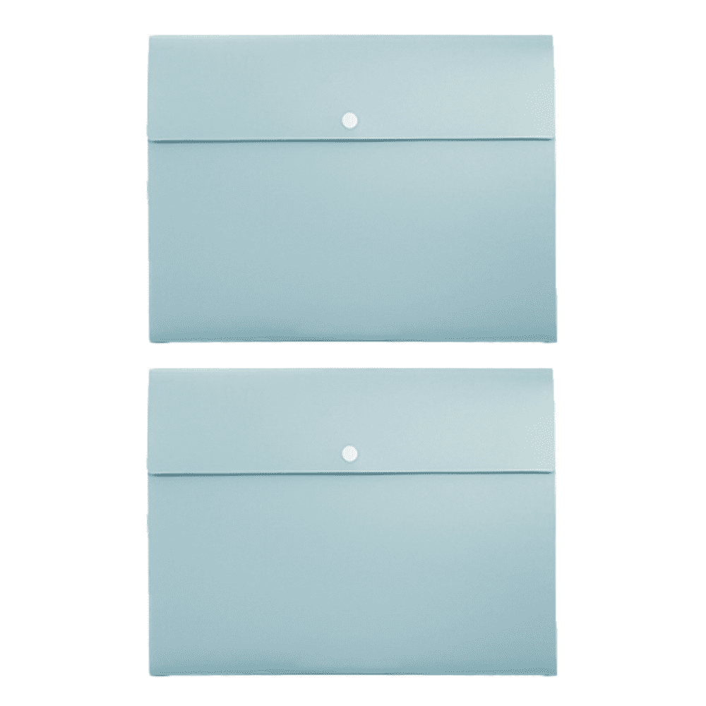 2 Pack Expanding File Folders Pockets File Folder Paper Plastic ...