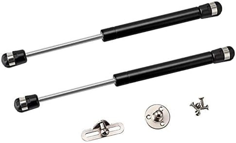 2 Pack Extended 10 inch Gas Prop Force 100N/22LB Gas Struts – Black Gas ...