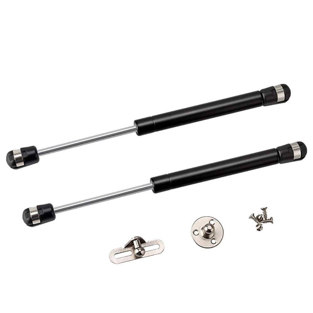 2 Pack Extended 10 inch Gas Prop Force 200N/44LB Gas Struts - Black Gas ...