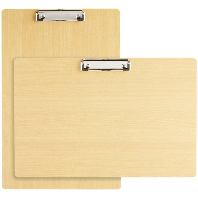 2-Pack 11x17 Large Wood Clipboards, Vertical & Horizontal, Ideal for ...