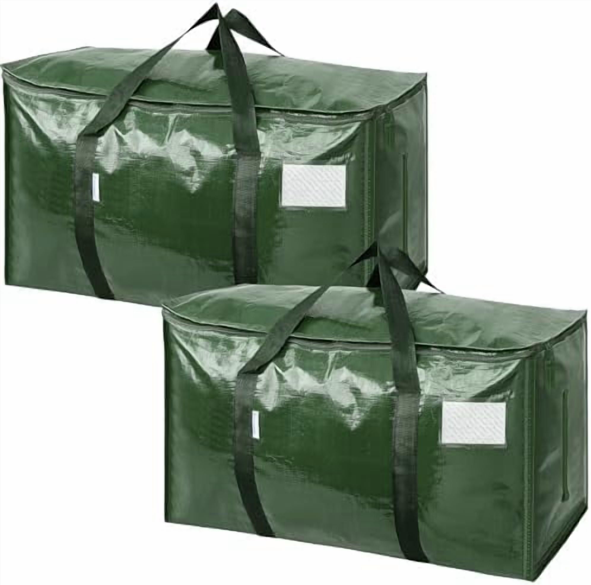 2 Pack Extra Large Moving Bags Heavy Duty with Zippers & Carrying ...