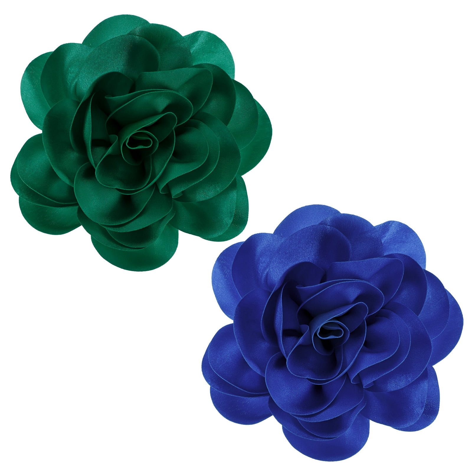2-Pack Extra Large Rose Flower Brooches, 7.87 Inch Lapel Pins Dainty ...