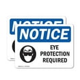 (2 Pack) Eye Protection Required Sign - Walmart.com