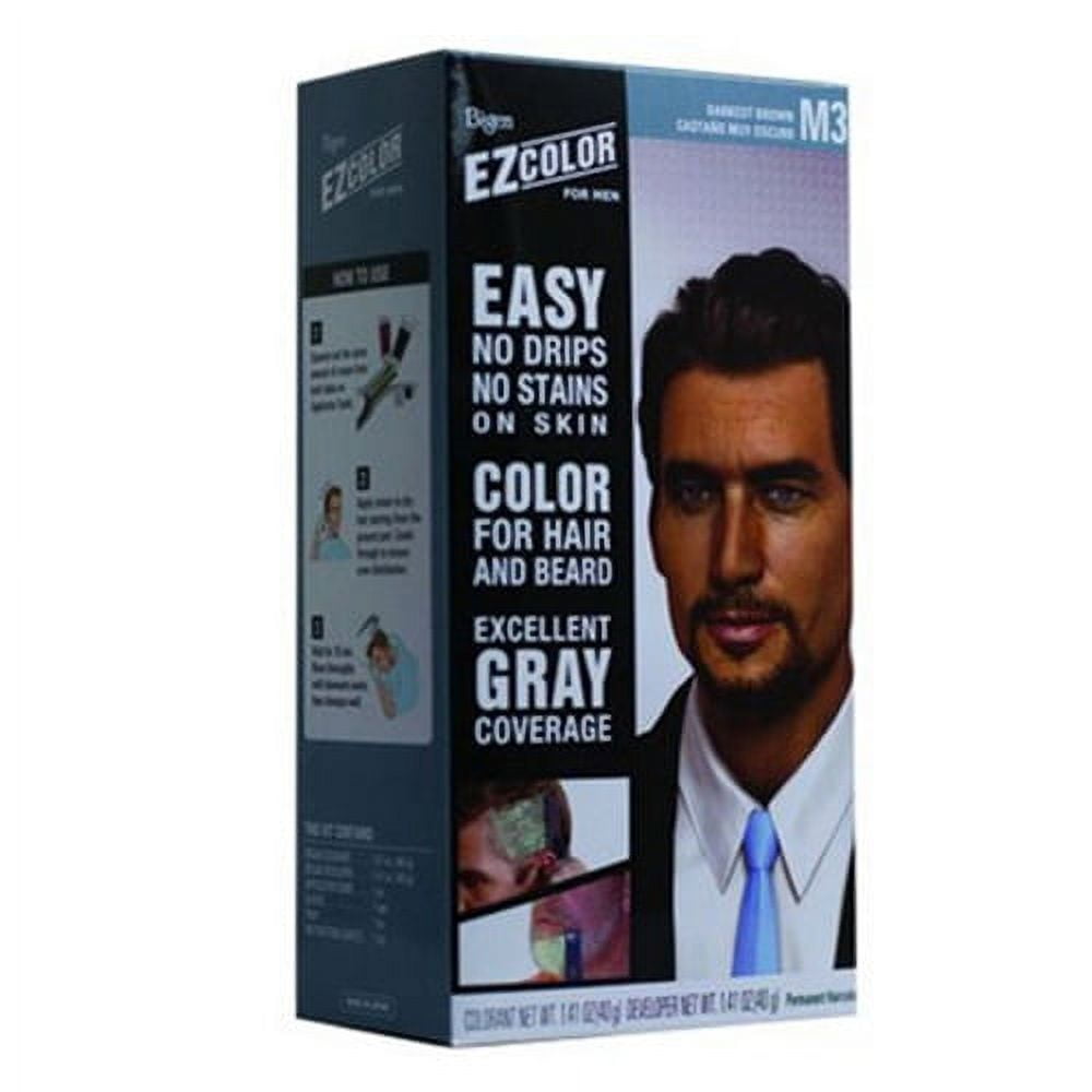 2 Pack - Ez Color For Men, Real Darkest Brown 1 ea - Walmart.com