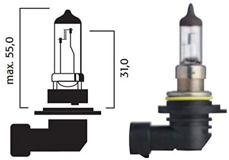 2 Pack! FLOSSER Automotive - Halogen HB 9006 - High Performance Halogen ...