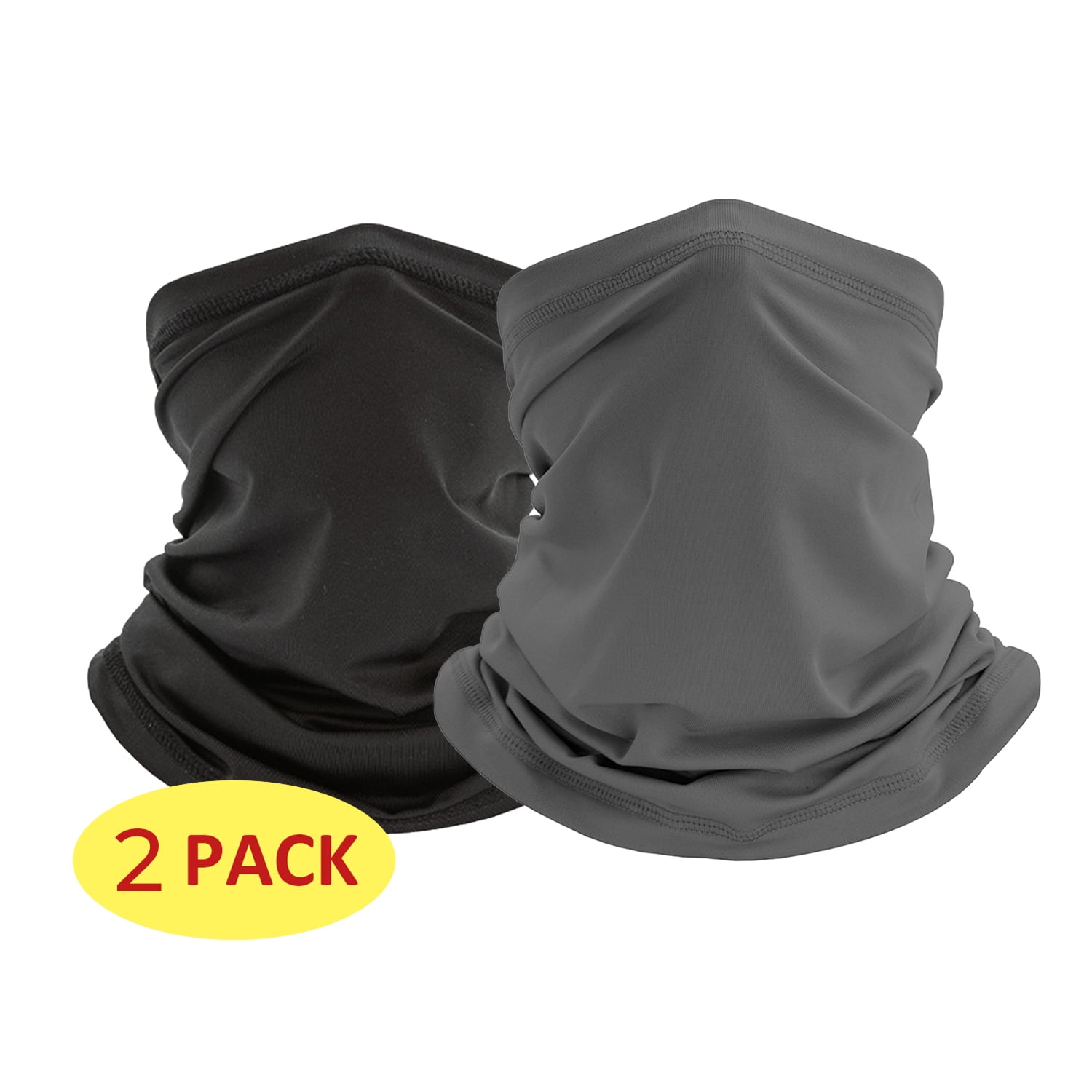 2 Pack Face Mask Summer Breathable Cooling Neck Gaiter Outdoors Work ...