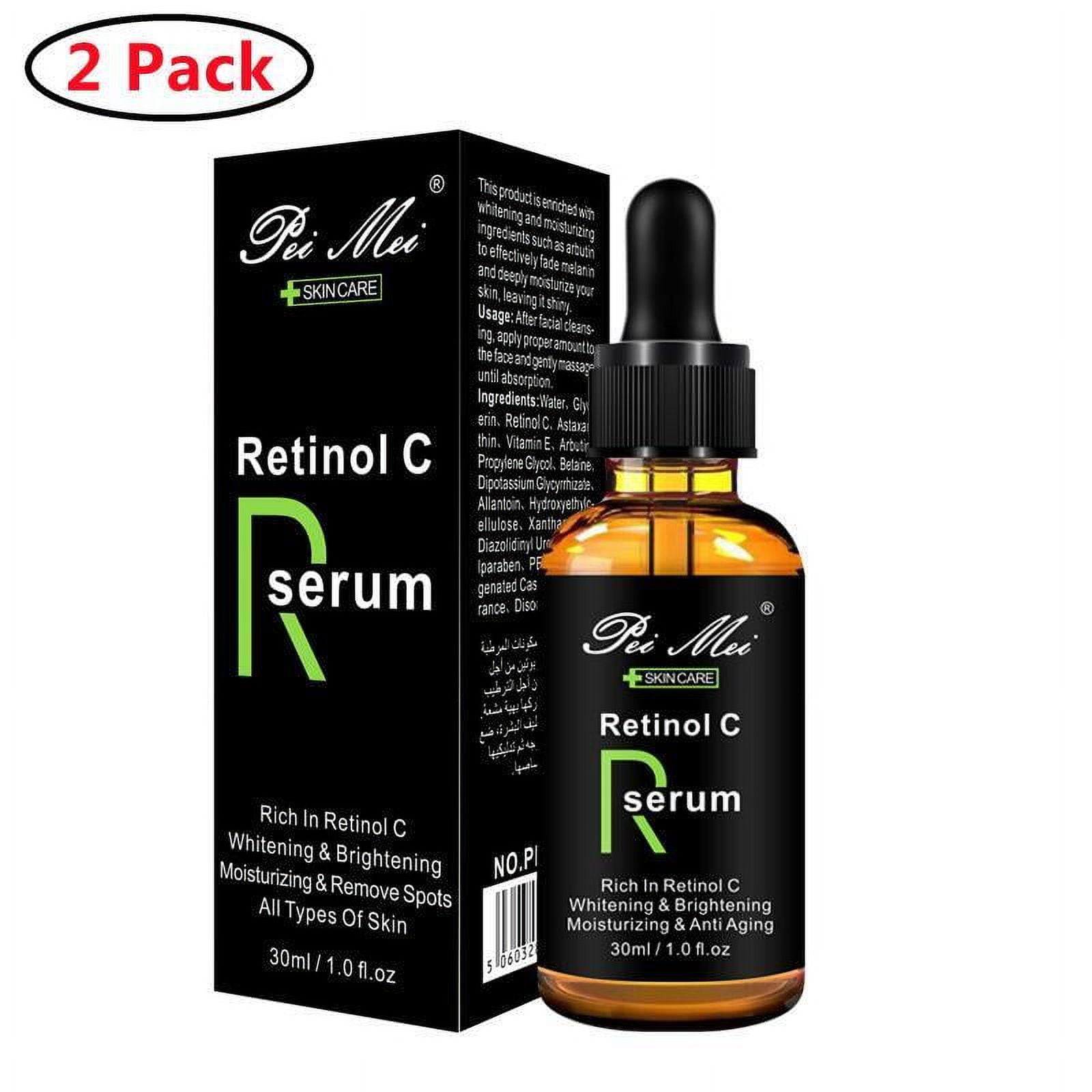 2 Pack Facial Serum for Anti-Aging, Lightening Fine Lines, Moisturizing ...