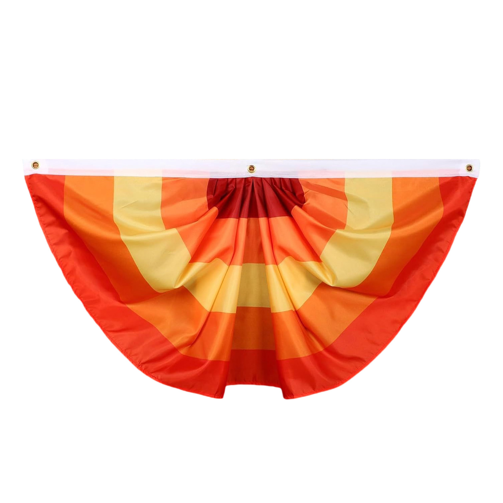 2 Pack Fall Decorative Folded Fan Flags Flags with Metal Grommets for ...