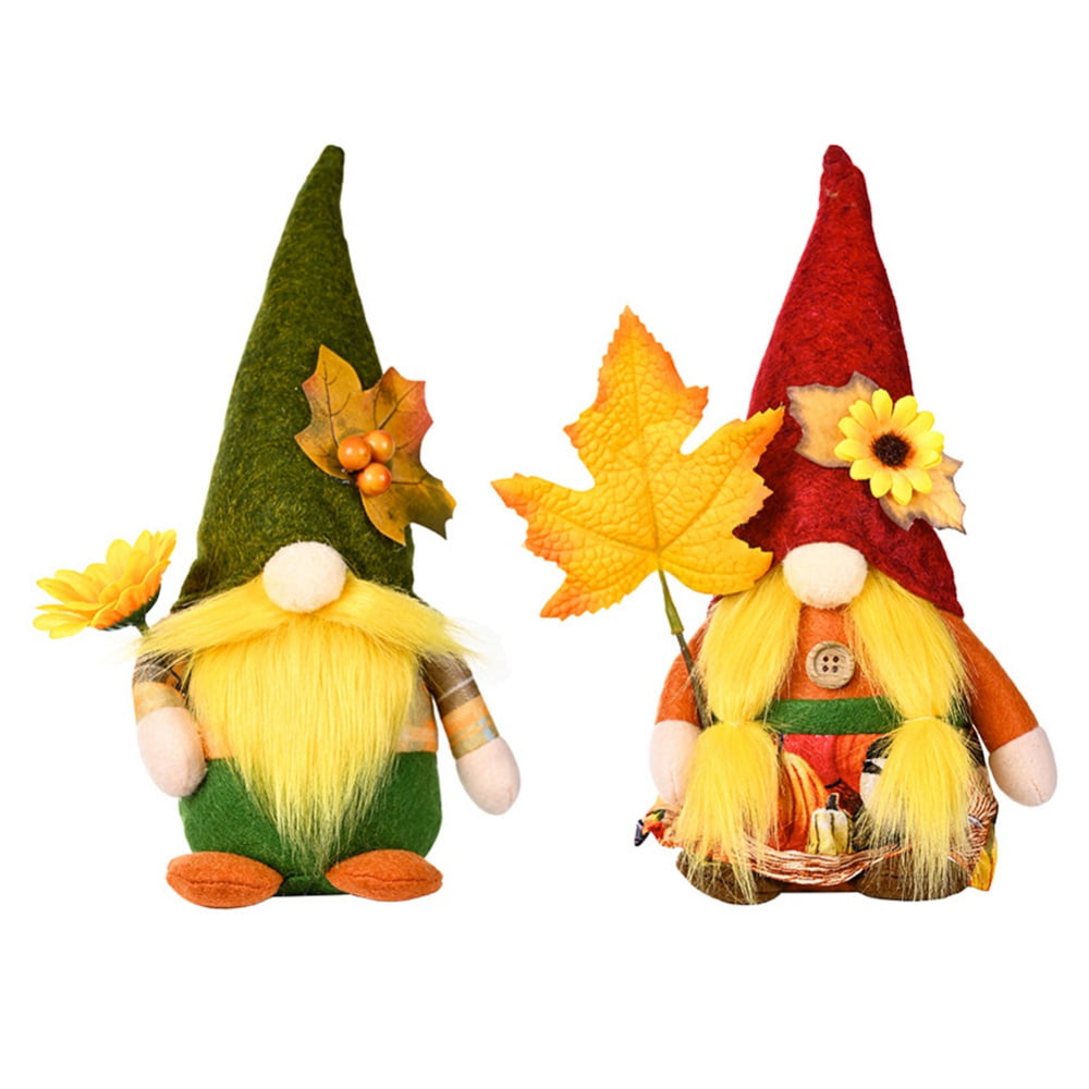 2 Pack Fall Gnomes Decorations,Harvest Festival Thanks Giving ...
