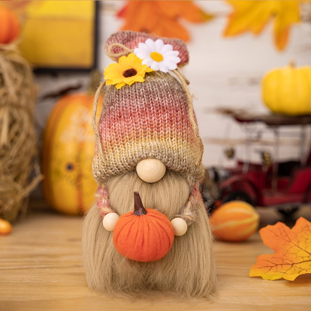 2 Pack Fall Gnomes, Plush Thankgiving Autumn Decorations Harvest Gift ...