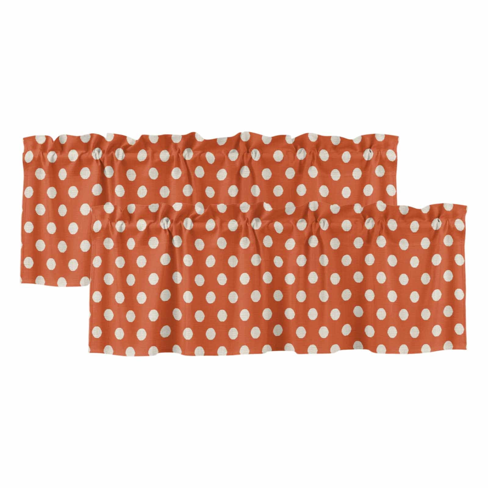 2 Pack Fall Wave Point Valances for Windows Bedroom Living Room Window ...