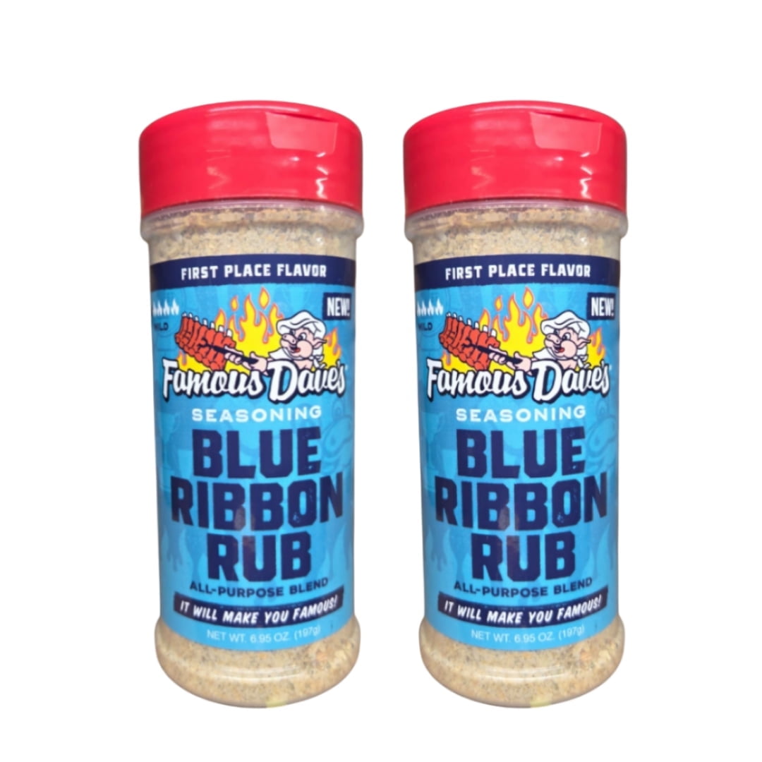 (2 Pack) Famous Dave’s Blue Ribbon Rub Seasoning, All Purpose Blend 6. ...