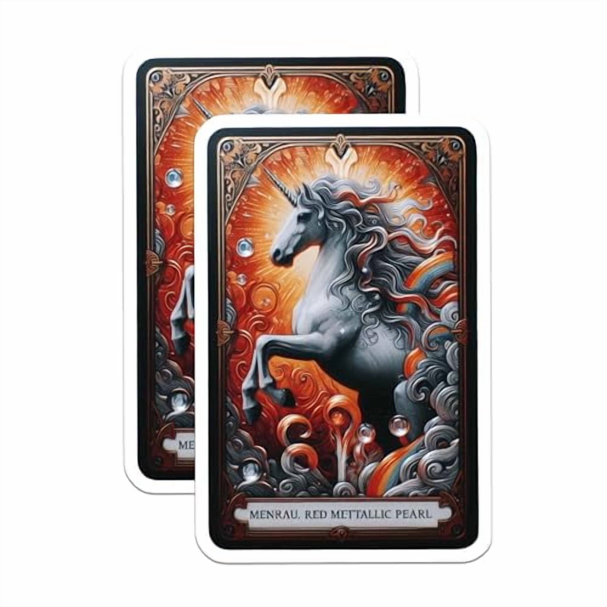 (2 Pack) Fantasy Design Magnet - Mythical Creature - 5" On Longest Side ...