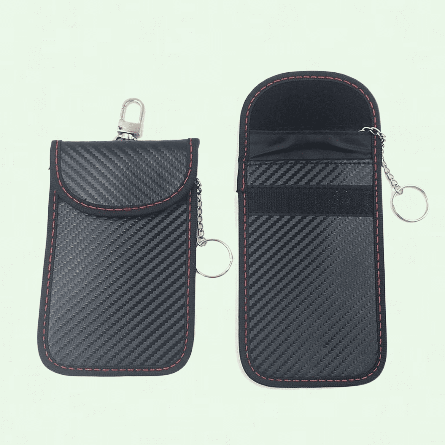 2 Pack Faraday Car Key Bag, Premium Anti-Theft Car Key Box with RFID ...