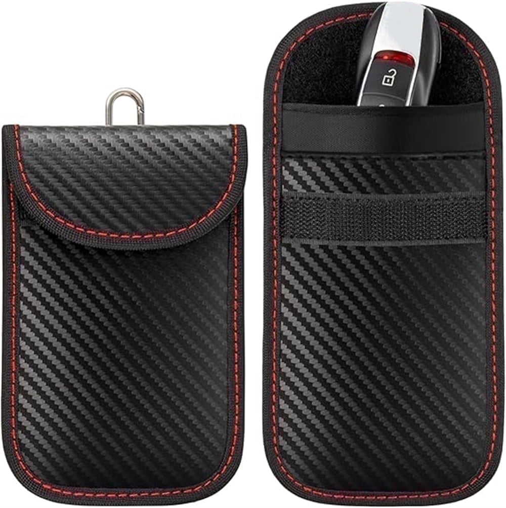 2 Pack Faraday Key Fob Protector, PIFLCAM RFID Key Fob Protector Pouch ...