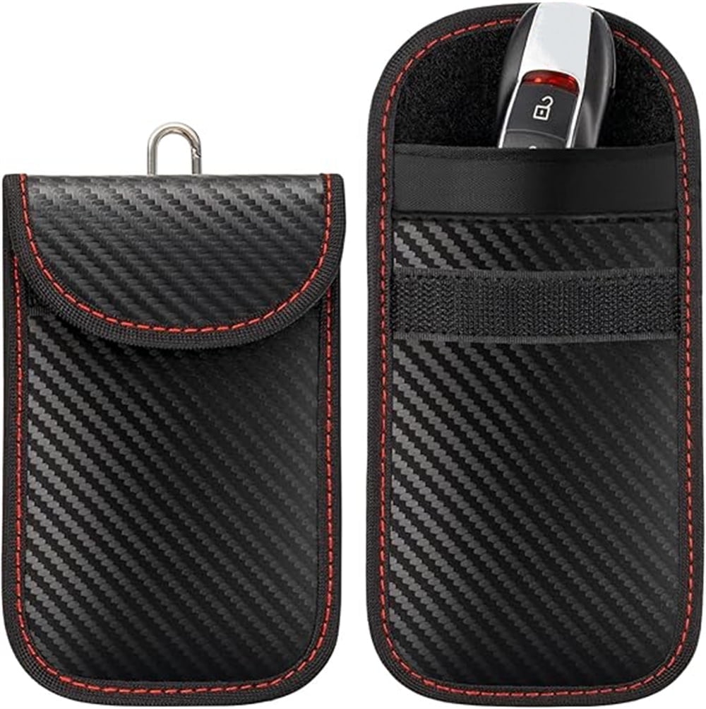 2 Pack Faraday Key Fob Protector, RFID Key Fob Protector Pouch, Faraday ...