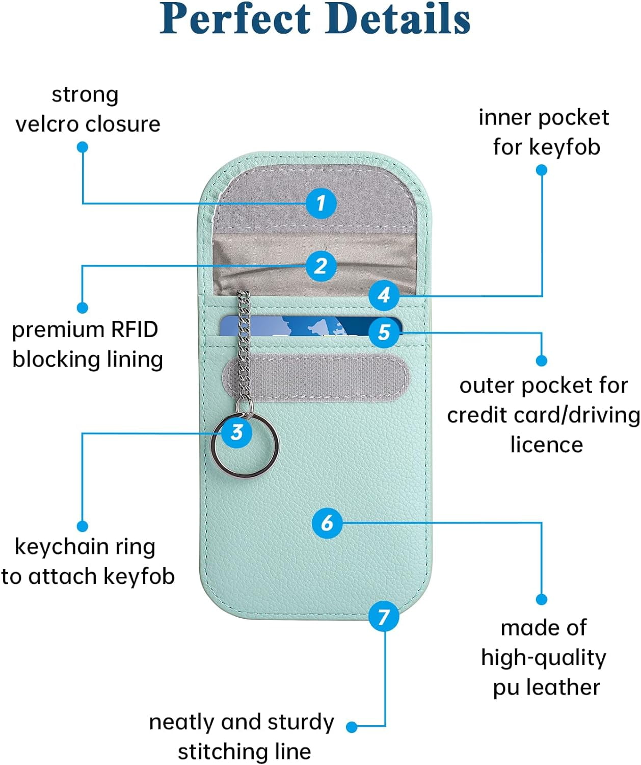 2 Pack Faraday Pouch for Car Keys - Keyless Car Key Signal Blocker ...