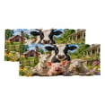 2 Pack Farmhouse Valance for Window Sheep Pig Cow Barn Rustic ...