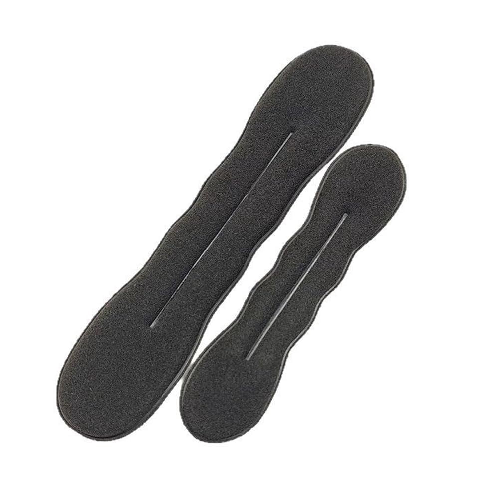 2-Pack Fashion Bun Styling Sponge Rings - Essential Hair Tools for ...