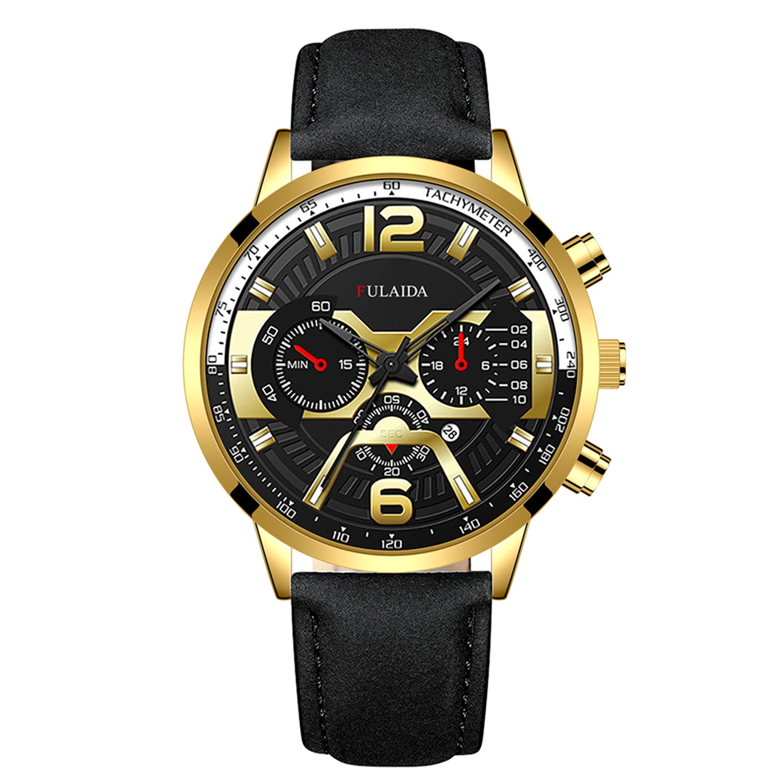 (2-Pack) Fashion Sport Men's Stainless Young Mens Watches Steel Belt ...