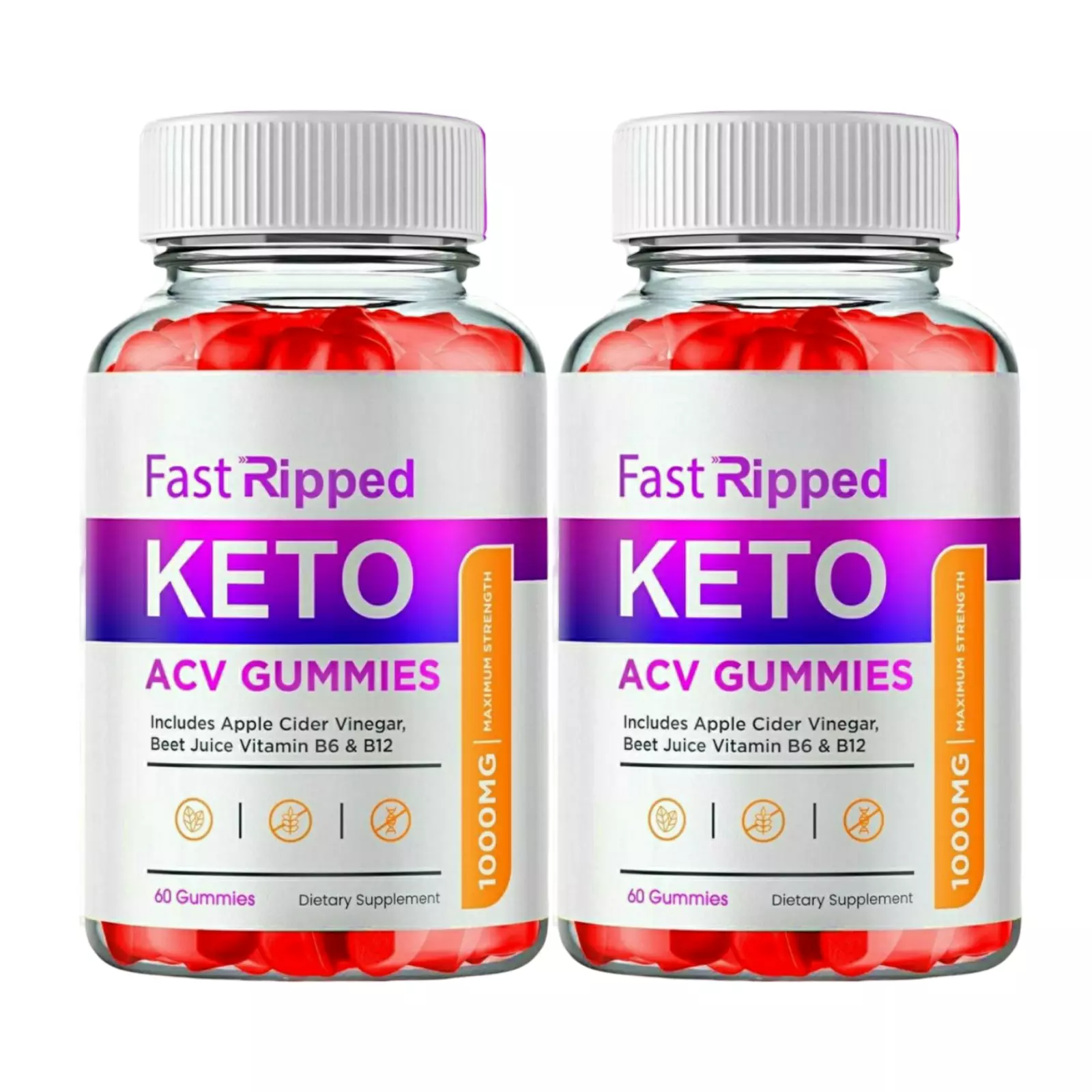 2_Pack_Fast_Ripped_Acv_Gummies,_Fastripped_For_Weight_Management___120 ...