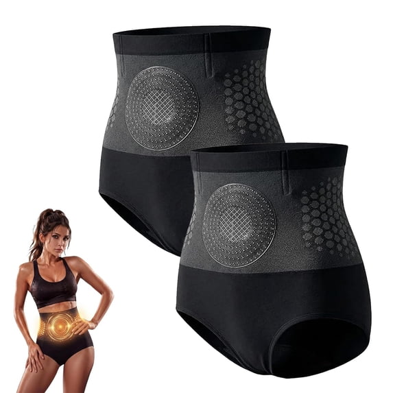 2 Pack Fat Burning Shorts Compression Body Shaping for Women High Waist ...