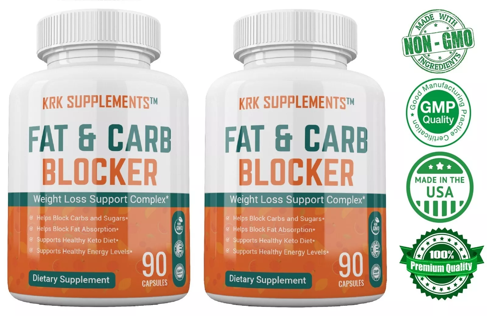 2_Pack_Fat_Carb_Blocker_Extra_Strength_Weight_Loss_Xp_Complex_Low_Keto ...