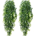 2-Pack , Faux Artificial Greenery for Living Room Bedroom Boho Wall ...