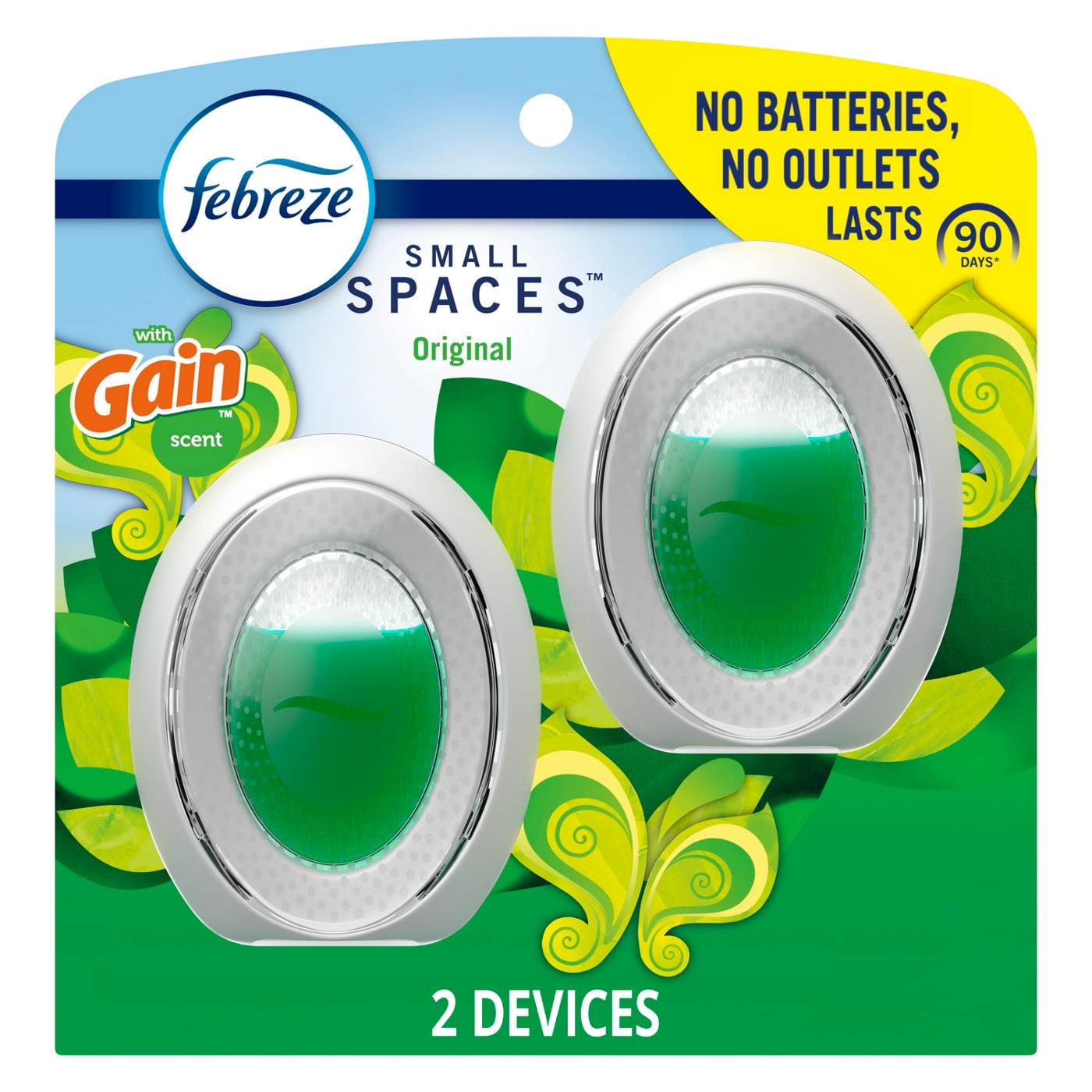 2 Pack Febreze Bathroom Air Freshener - Gain Original Scent - Walmart.com