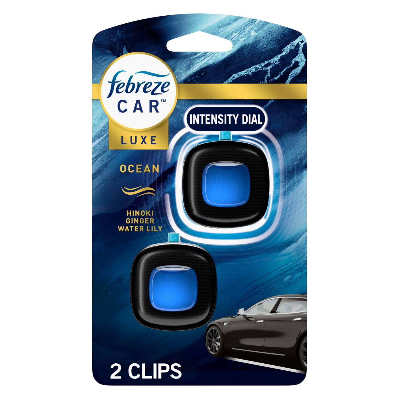 2 Pack Febreze Car Ocean Air Freshener Vent Clips - Walmart.com