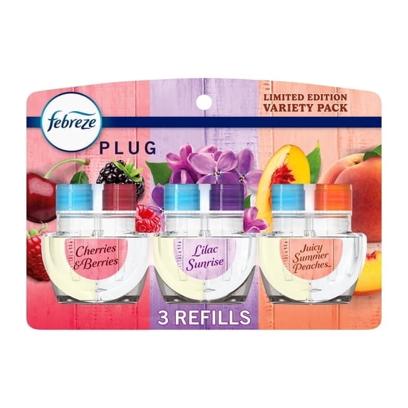 2 Pack Febreze Plug In Air Freshener Scented Oil Refill, Spring Mix, 3 ...