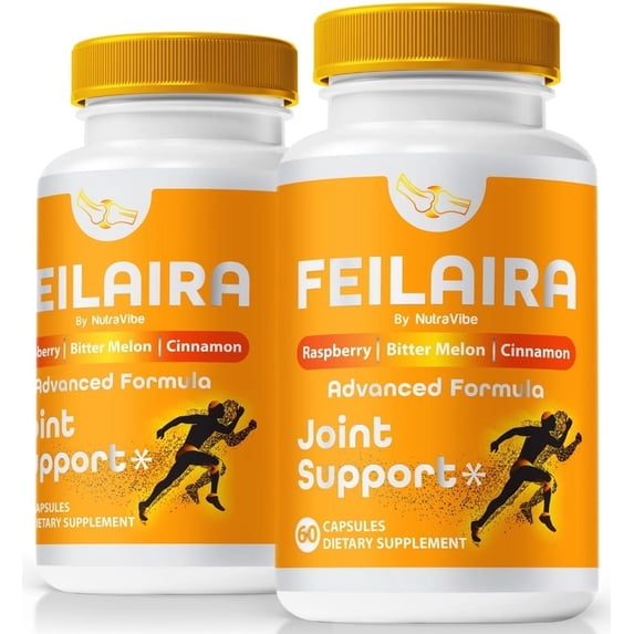 (2 Pack) Feilaira Joint Support Capsules – Premium All-Natural Bones ...