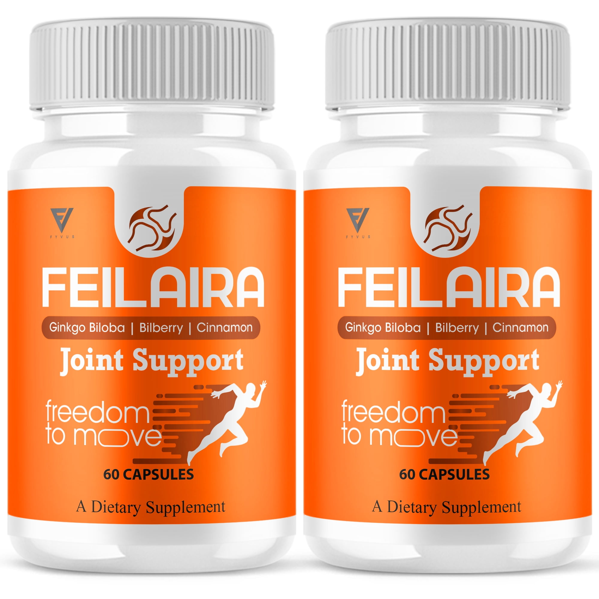 (2 Pack) Feilaira Joint Support, Feilaira Max Mobility Supplement (120 ...