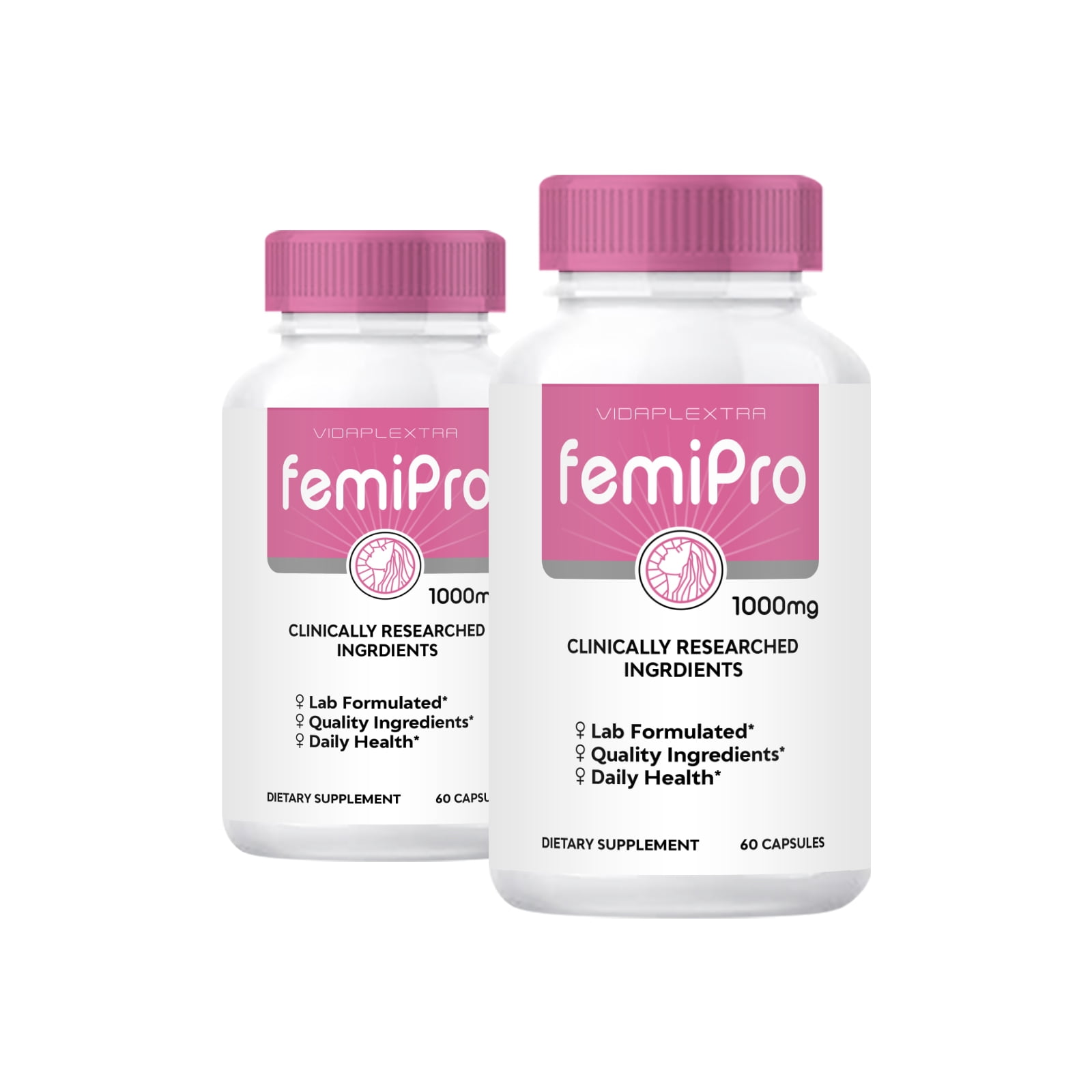 (2 Pack) FemiPro Capsules - Femi Pro Formula Capsules - Walmart ...