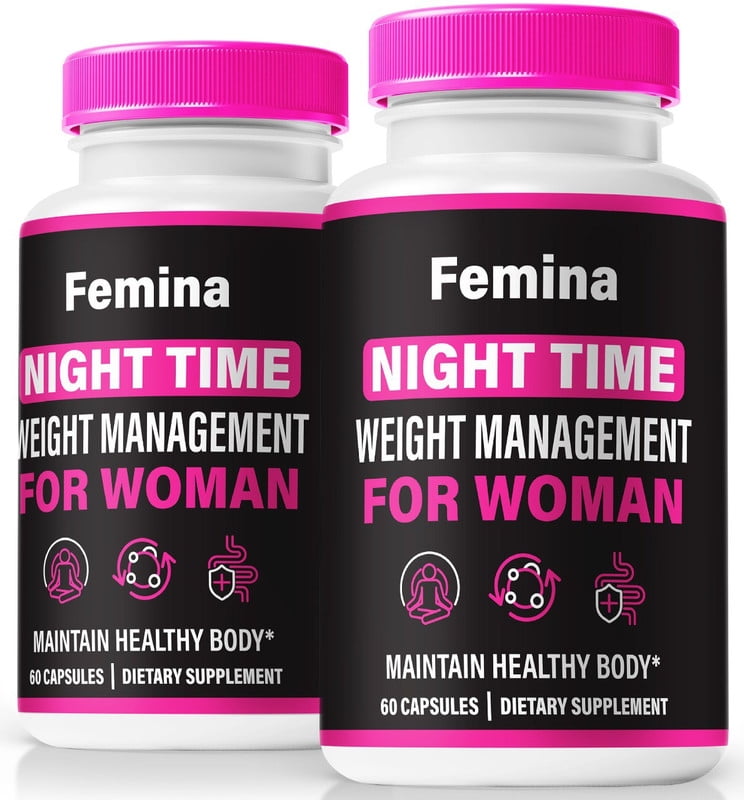 (2 Pack) Femina Capsules - Official Femina Night Time Supplement to ...