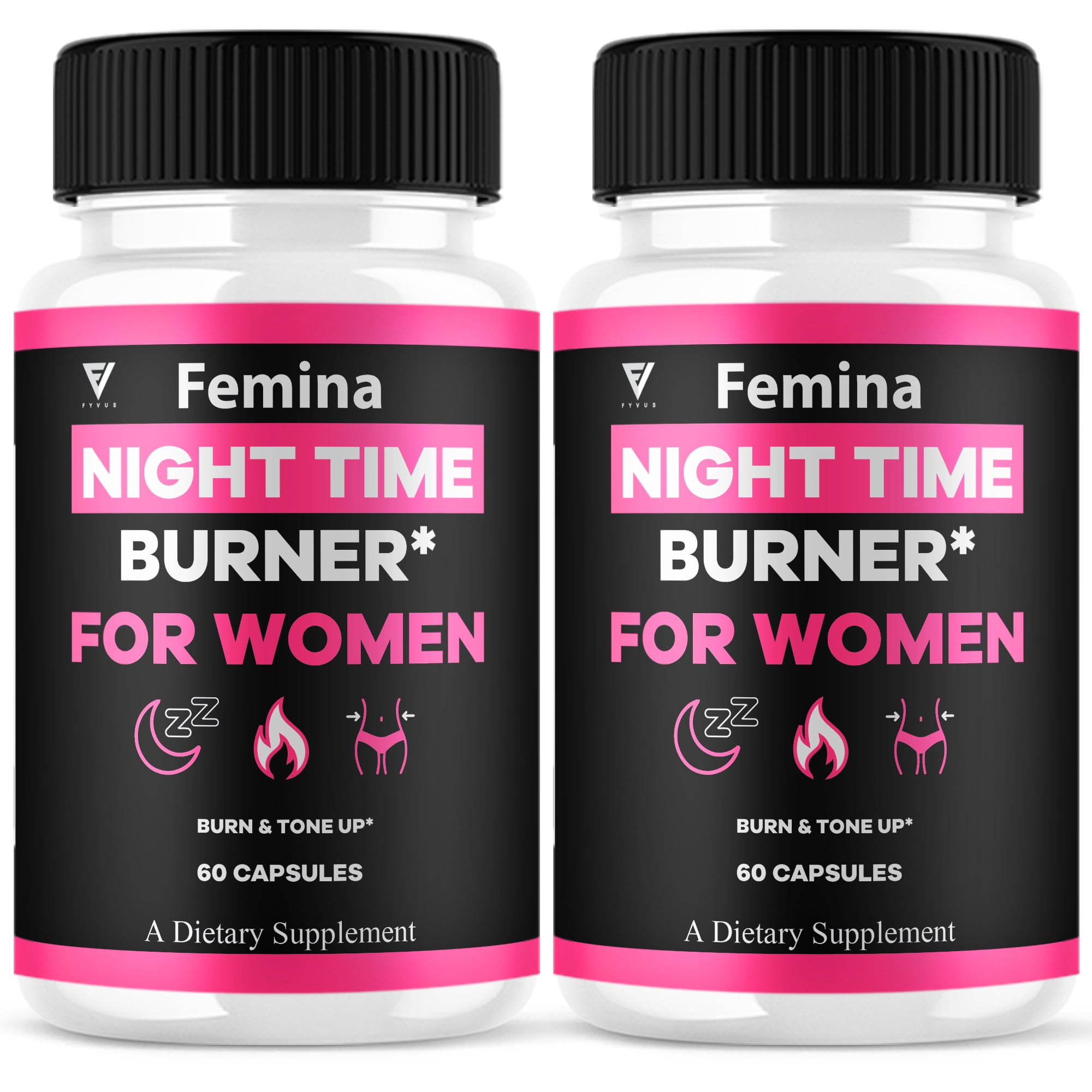 (2 Pack) Femina Night Time Capsules Femina NightTime Formula (120 ...