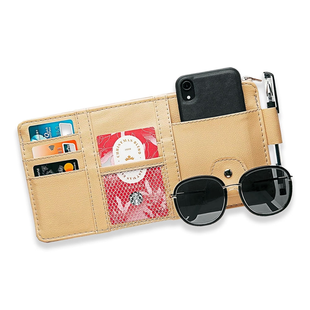 2-Pack Fenzer Car Sun Visor Organizer, Multi-Pocket Visor Organizer ...
