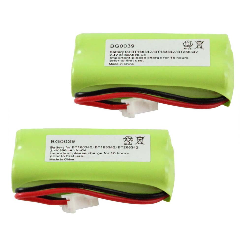 Fenzer Rechargeable Cordless Phone Batteries BG0039, 2-Pack, 2.4V NiCD ...