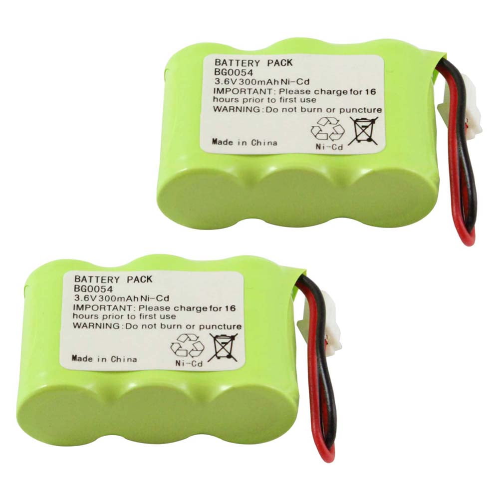 2-Pack Fenzer Home Phone Battery BG0054 for Vtech CS5111-2 CS5121 ...