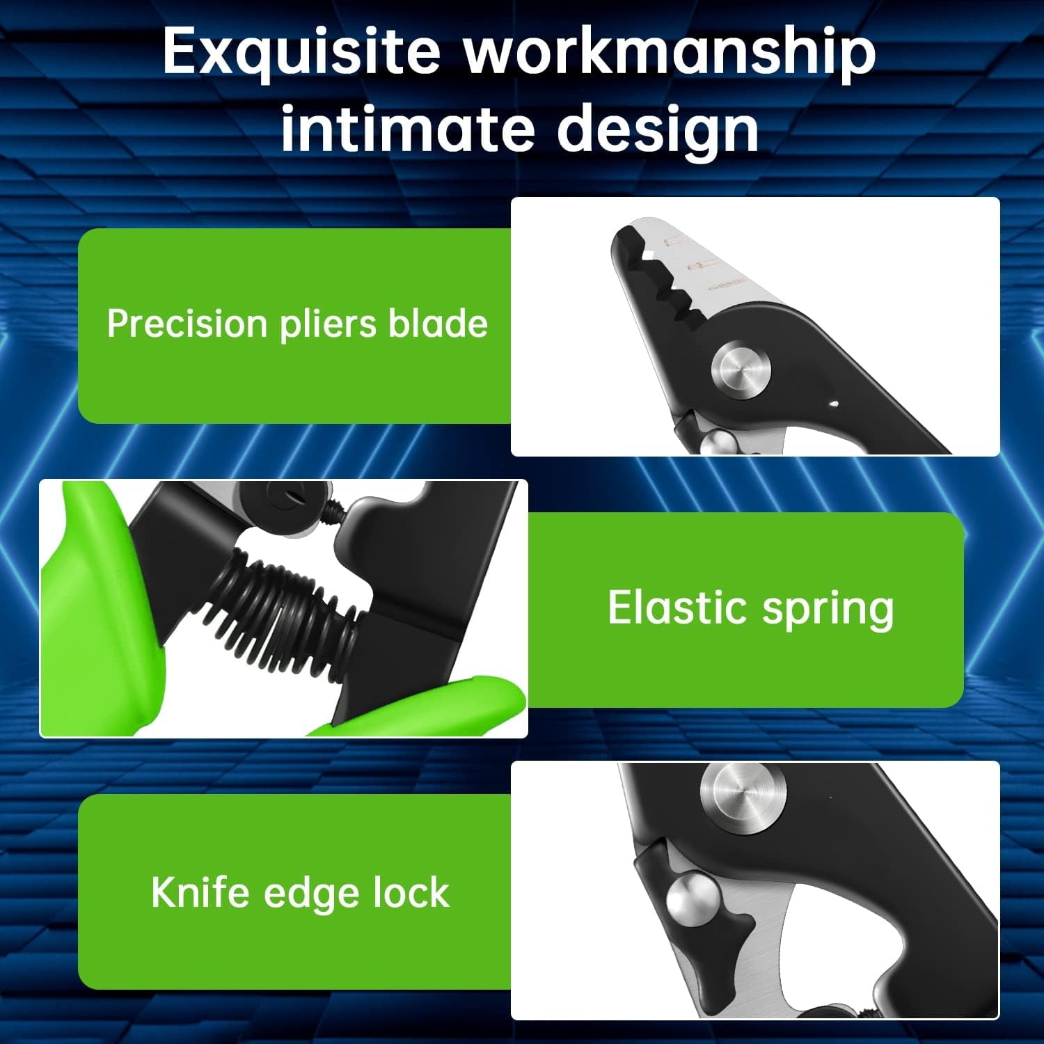 2 Pack Fiber Optic Stripper 3 Port Hole Fiber Optic Stripping Tool with ...