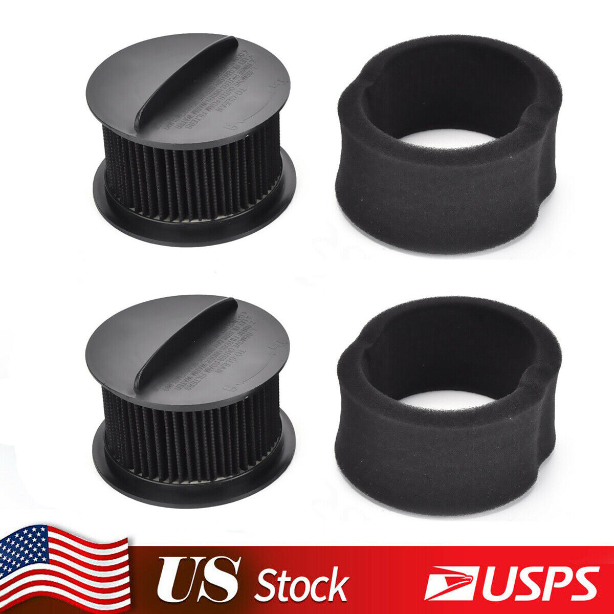 2 Pack Filters Replacement for Bissell Power Force Helix Turbo Inner ...
