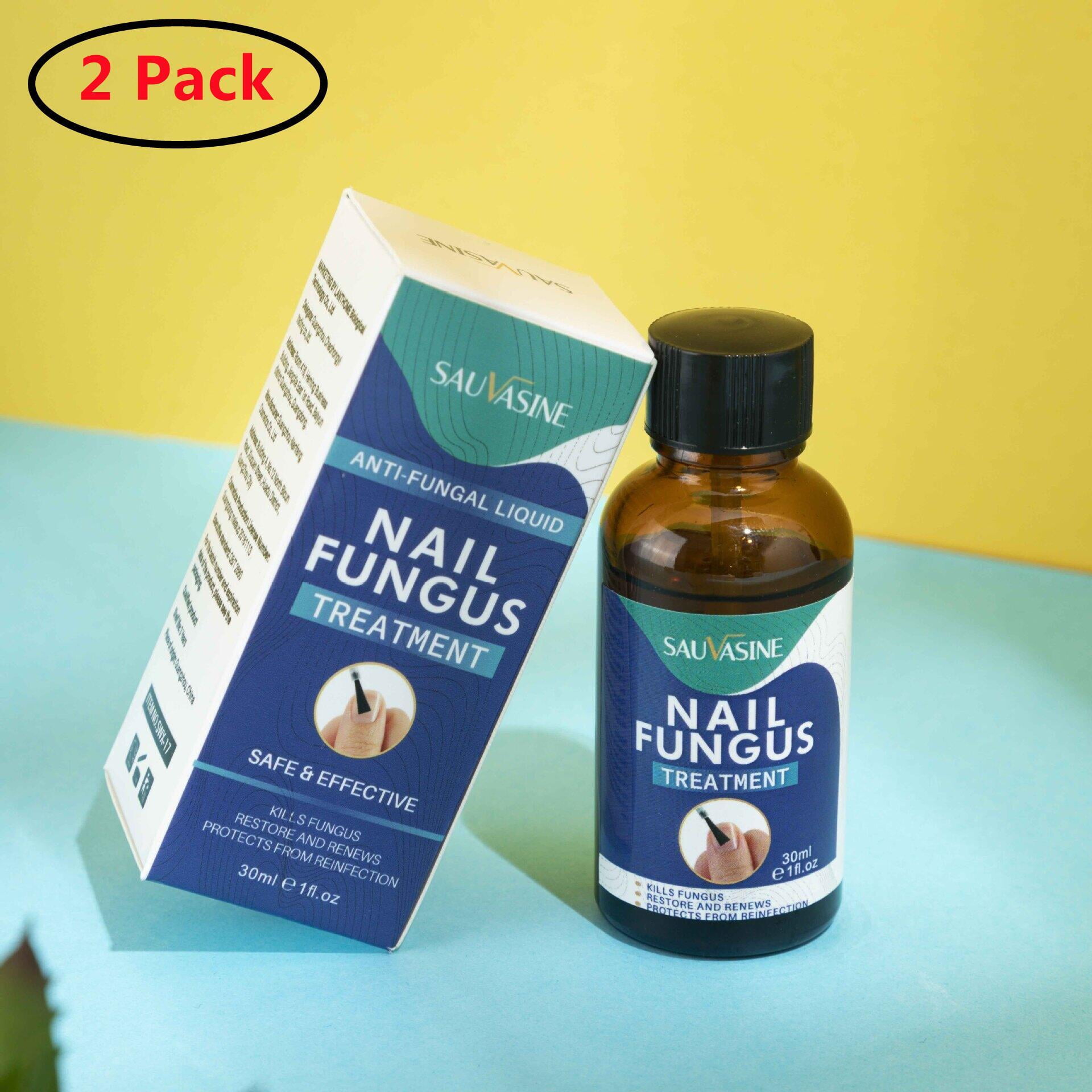 2 Pack Finger Toenail Nail Repair Solution - for Toenail & Fingernail ...