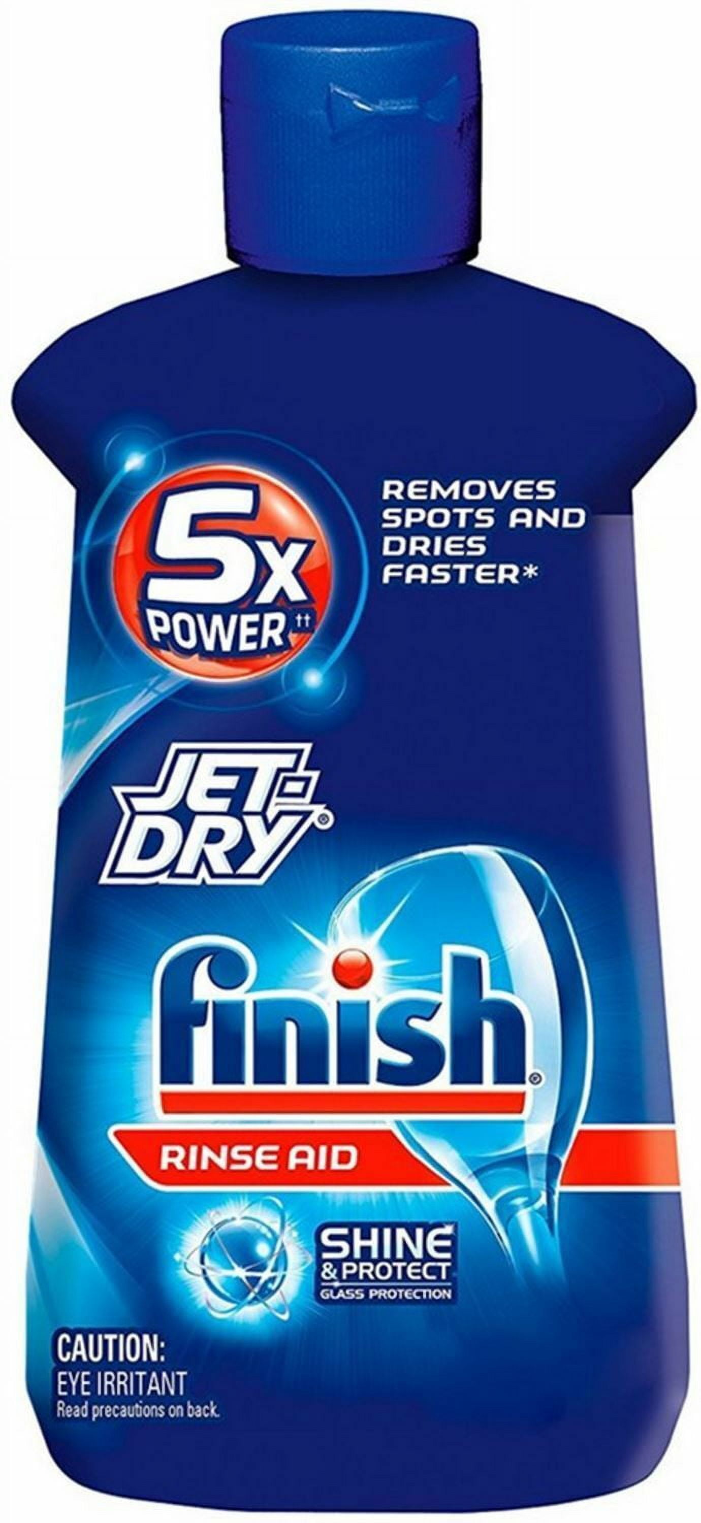 Finish Jet-Dry Rinse Aid, 8.45 oz Dishwasher Rinse Agent & Drying Agent ...