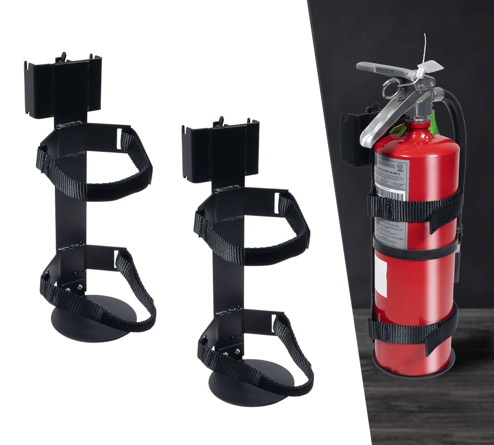 (2 Pack) Fire Extinguisher Mounting Bracket for E-Trucks - 22 lbs WLL ...