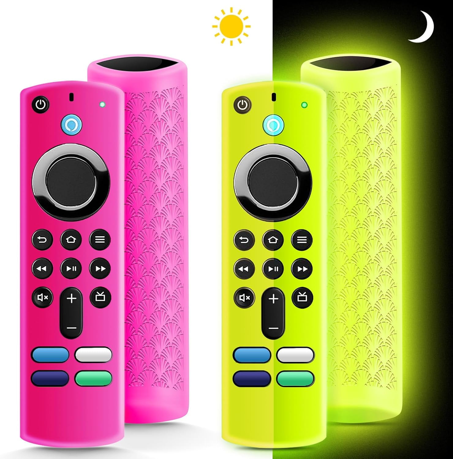 2 Pack Fire Stick Remote Cover 3rd Gen with Alexa Voice Remote,Fire TV ...